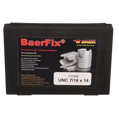 BaerFix Imperial UNC 7/16 x 14 Self Tapping Damaged Thread Repair Kit ...