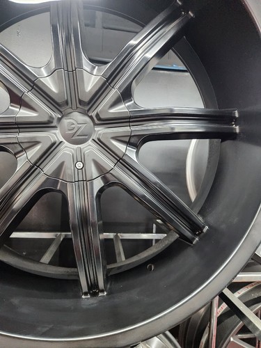 26" DZ Satin Black New Wheels 6x5.5 6x135 FORD CHEVY GMC ESCALADE | eBay