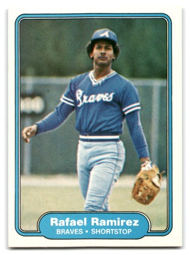 Rafael Ramirez 1982 Fleer Baseball #447 Atlanta Braves | eBay
