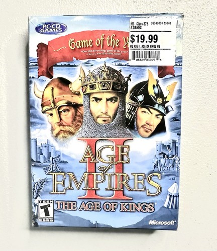 VTG Age of Empires 2: The Age of Kings (PC CD-Rom, 2002) Microsoft ...