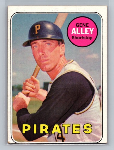 1969 Topps Gene Alley #436 - Pitttsburg Pirates - EX | eBay