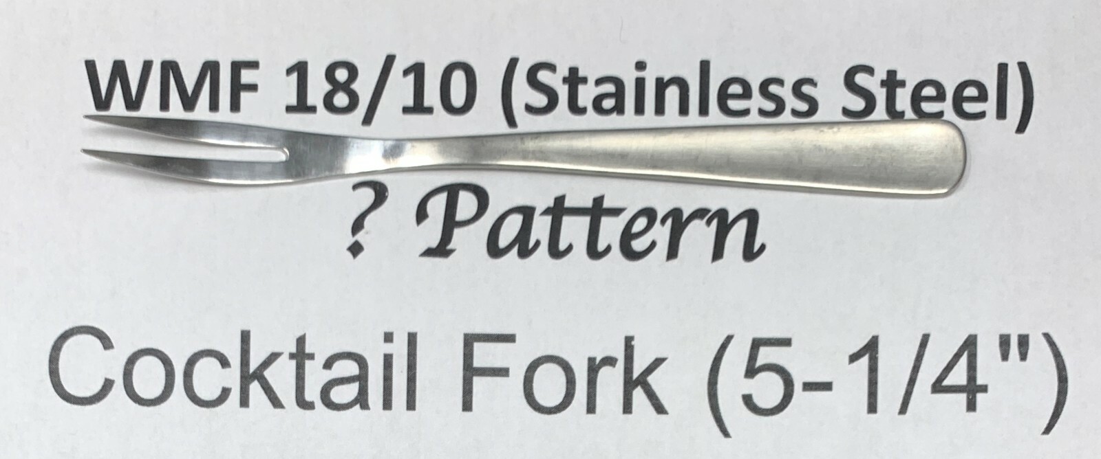 WMF ? Pattern Flatware Cocktail Forks or Butter Spreader CHOICE OF PC ...