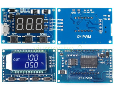Adjustable PWM Pulse Frequency Duty Cycle Square Wave Signal Generator ...