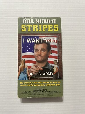 Stripes VHS Bill Murray Military Comedy Adventure | eBay