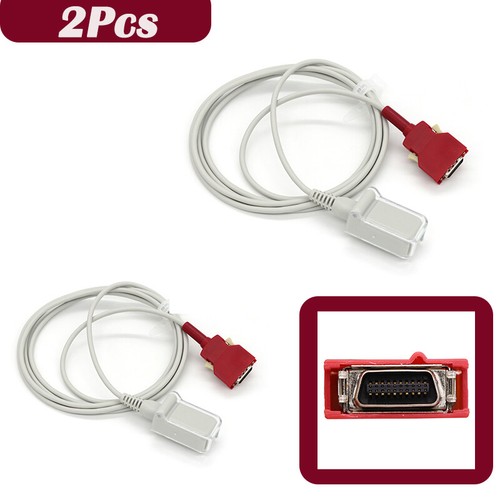 2Pc Compatible with Masimo SpO2 Extension Cable 8ft 20pin-DB9 Rad-5/Rad ...