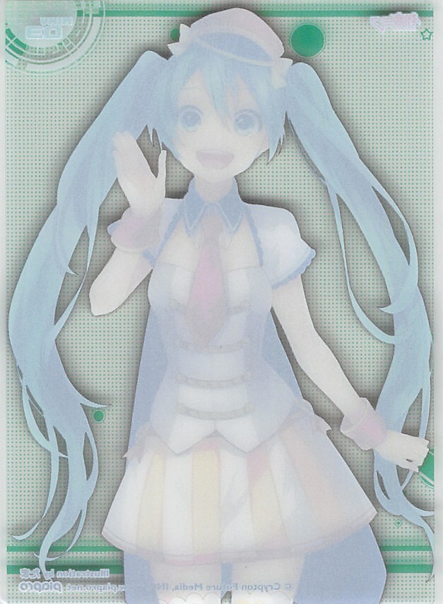 Vocaloid Hatsune Miku Trading Card Clear Card Collection MIKU 03 (HOLO ...