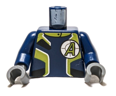 Lego - Minifigure Torso - Dark Blue, Green, Agents | eBay