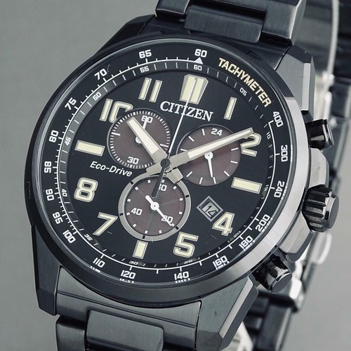 Citizen Chronographe Cal.H500 Noir Date Eco-Drive Solar Montre Hommes ...