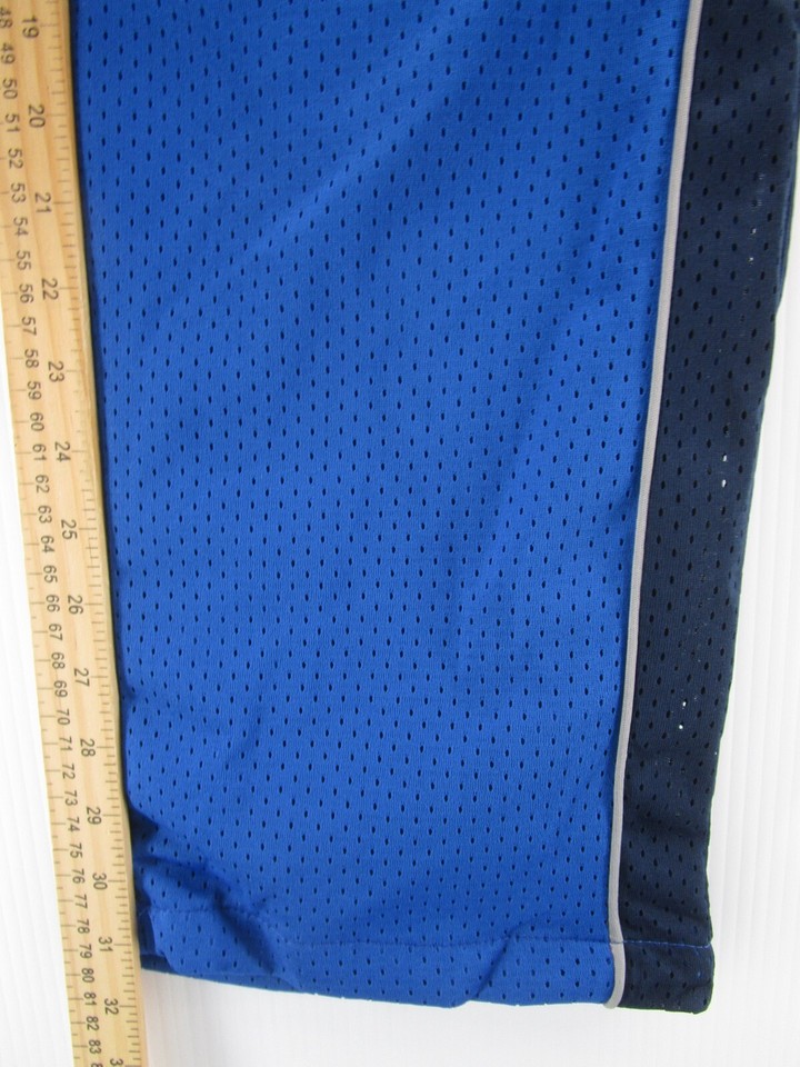 Stacy Adams Tracksuit Men XL Blue Silver Warm Up 2 Piece Mesh Jacket ...