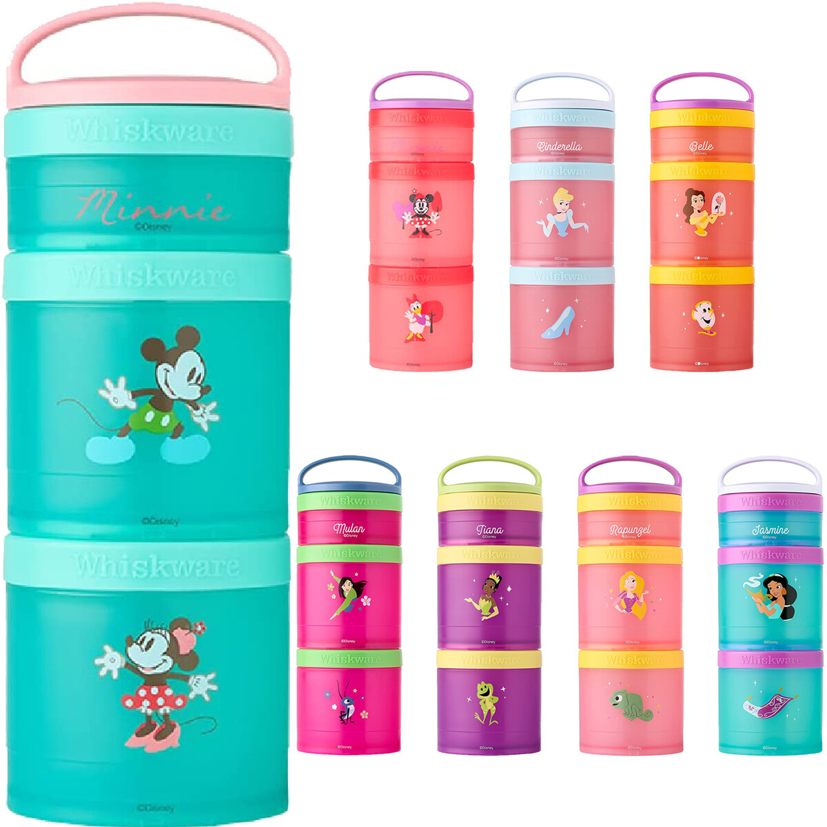 Whiskware Disney/Pixar Stackable Snack Pack Containers | eBay