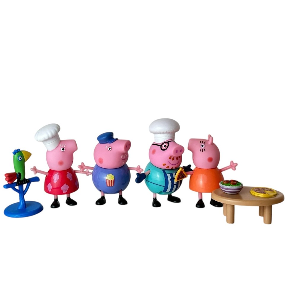 🎯Peppa Pig Cooking Set: Chef Granny & Grandpa, Chloe, Baby Alexander ...