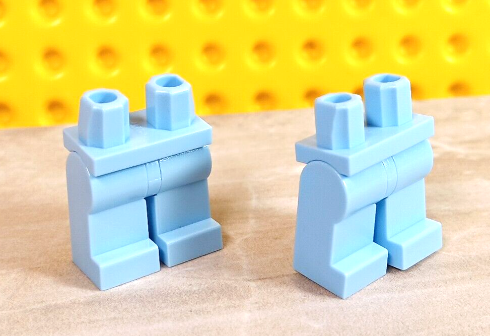 LEGO Light Blue Jeans Legs Lot of 2 Birthday Slacks SCRUBS Pastel ...