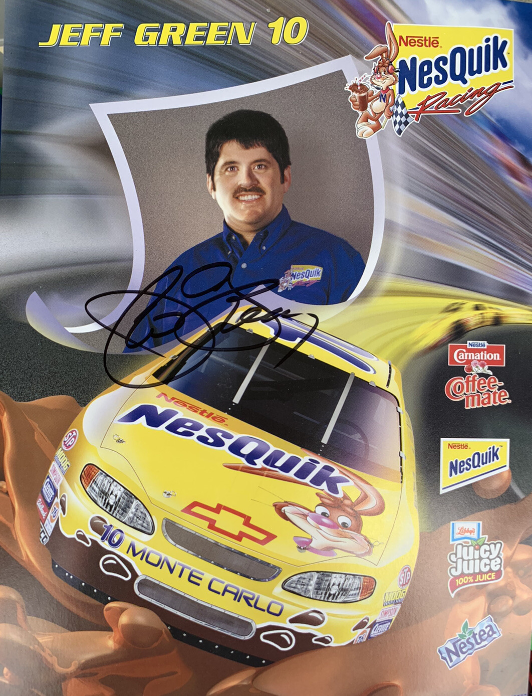 Jeff Green NASCAR AUTOGRAPH | eBay