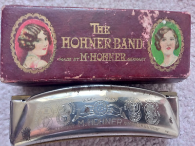 The Hohner Band German Harmonica By M. Hohner. With Original Box | eBay UK