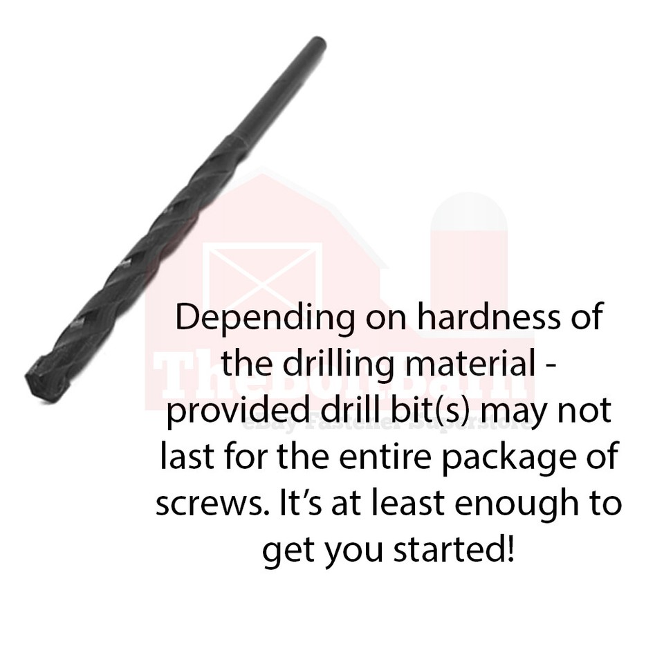 3/16x1-3/4" Flat Head Phillips Piercing Point Concrete Screws Masonry ...