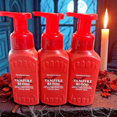 3 NEW BATH & BODY WORKS VAMPIRE BLOOD FOAMING HAND SOAPS BATH & BODY ...