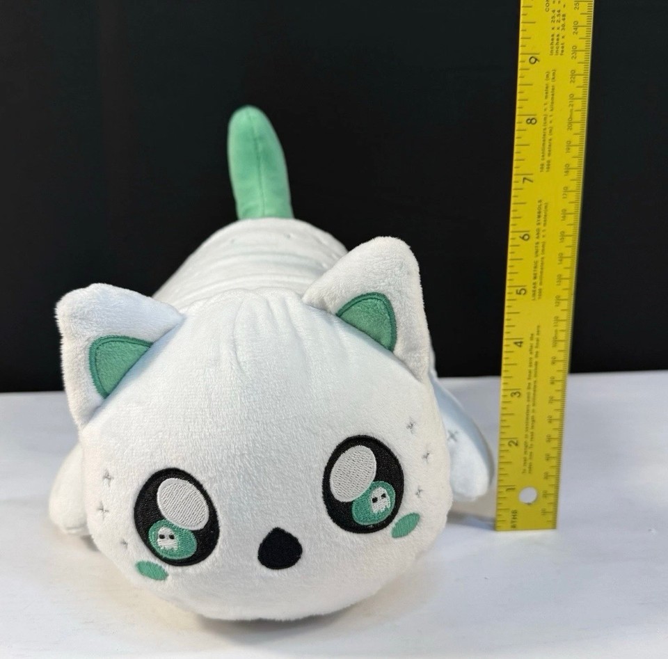 Aphmau MeeMeows 11'' Ghost Cat Plush Halloween (Catface, 2022, Glow In ...