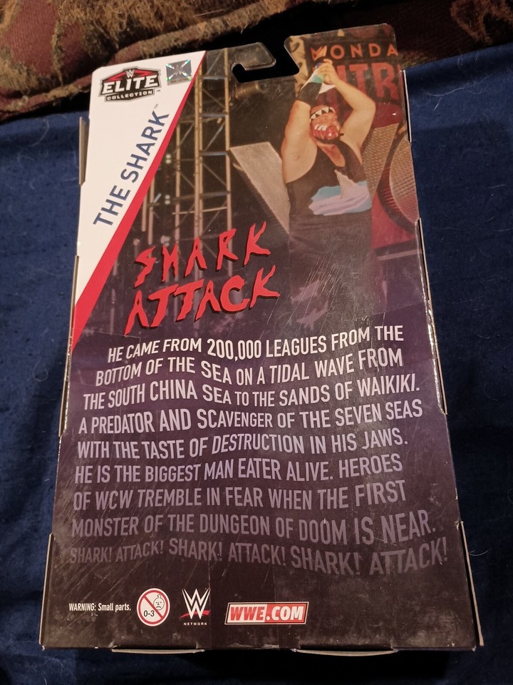 WWE Elite Collection The Shark Earthquake John Tenta Target Exclusive ...