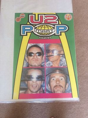 Huge Vintage U2 Tour 97 Original Rock Promo Music Poster Memorabilia ...