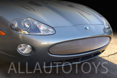 Bumper Mesh Grille Upgrade for Jaguar XK8 & XKR 1997-2006 Bright chrome ...