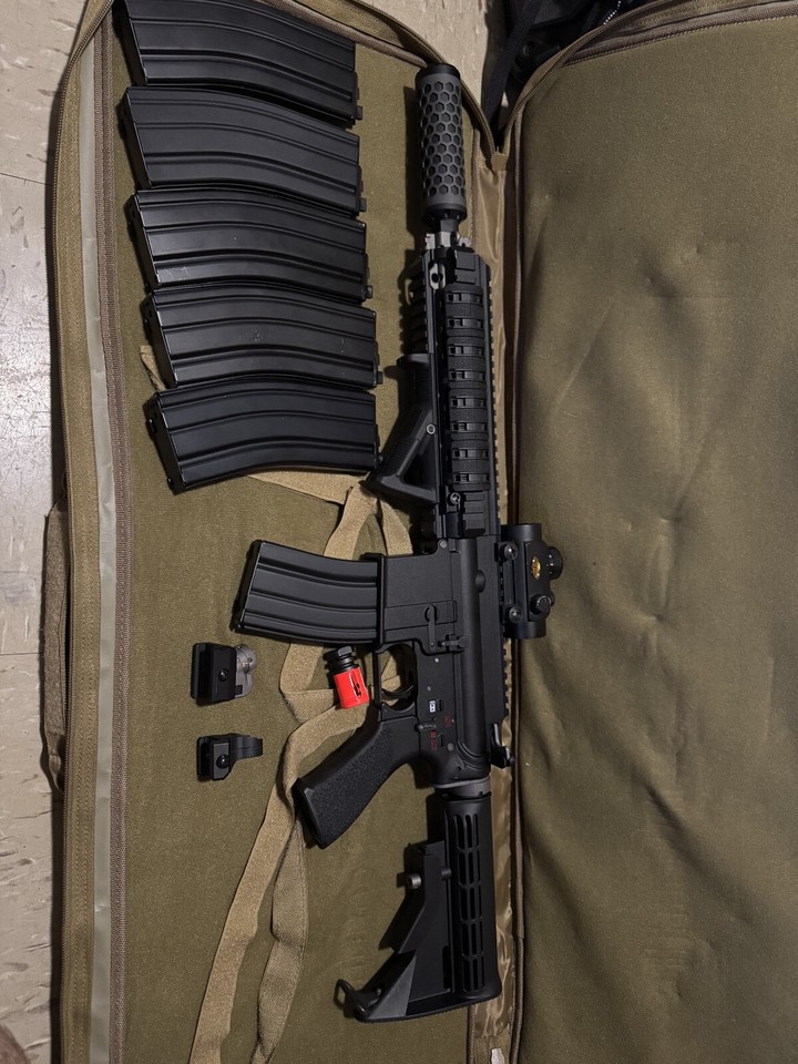 WE-Tech Open Bolt M4-SOL Carbine GBBR With mags | eBay