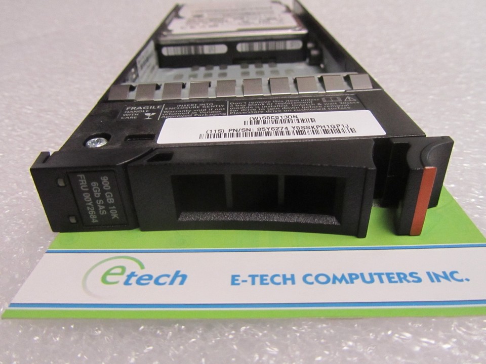IBM 00Y2684 2076-3549 900GB 10K RPM 2.5” SAS HD for v7000 2076-124 2076 ...