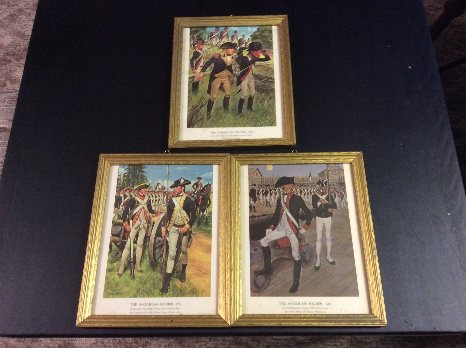 The American Soldier (1781, 1786, 1794) Prints by H. Charles McBarron ...