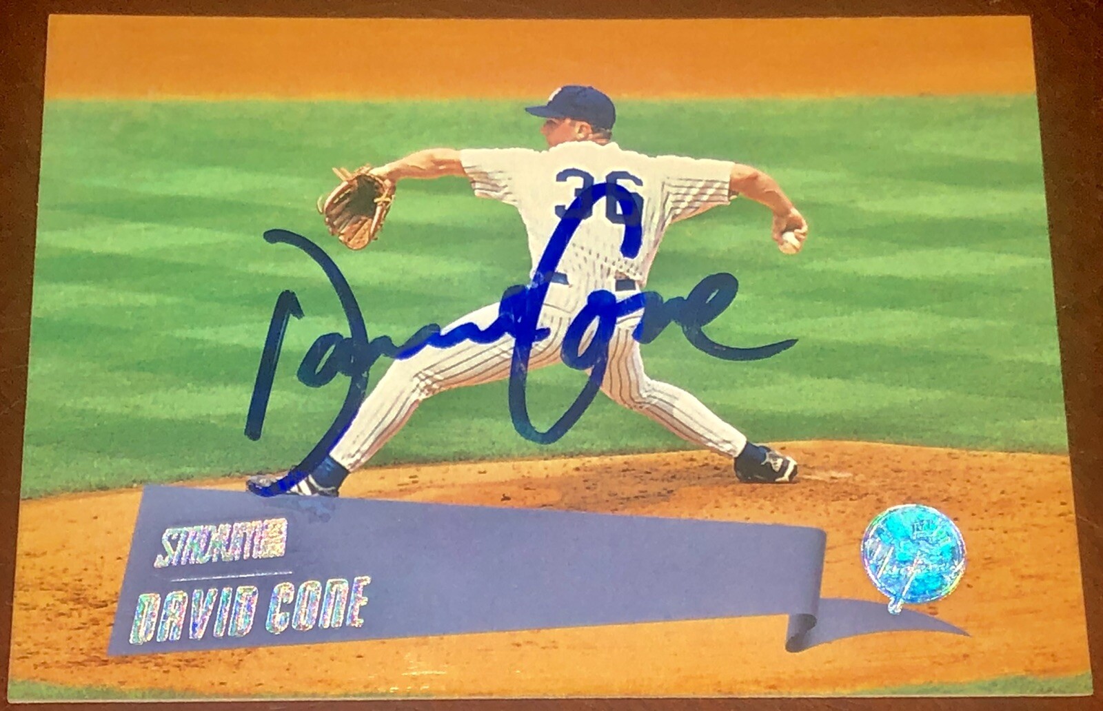 David Cone New York Yankees Toronto Mets MLB auto autograph signed ...