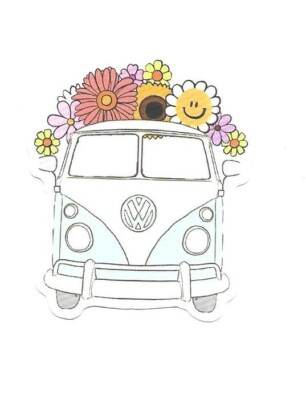 PETIT AUTOCOLLANT - COMBI : VW VOLKSWAGEN AUTO CAR / LITTLE STICKERS | eBay