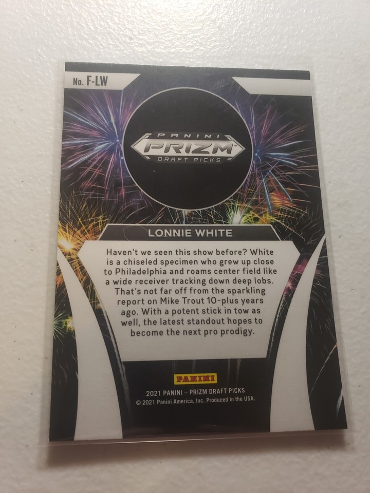 2021 Panini Prizm Draft Picks Lonnie White Fireworks | eBay