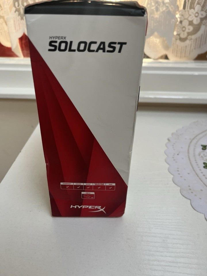 HyperX SoloCast USB Microphone (Black) - PC, MAC, PS4, PS5 | eBay UK