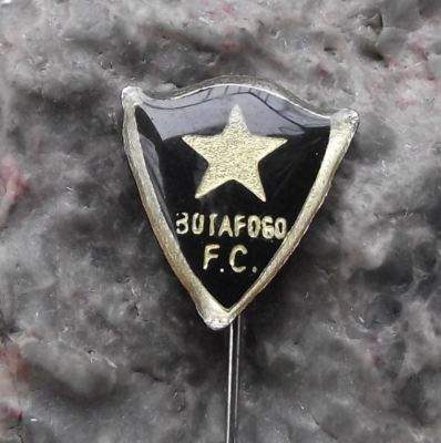 1950s Botafogo de Futebol e Regatas White Star Football Team Crest Pin ...