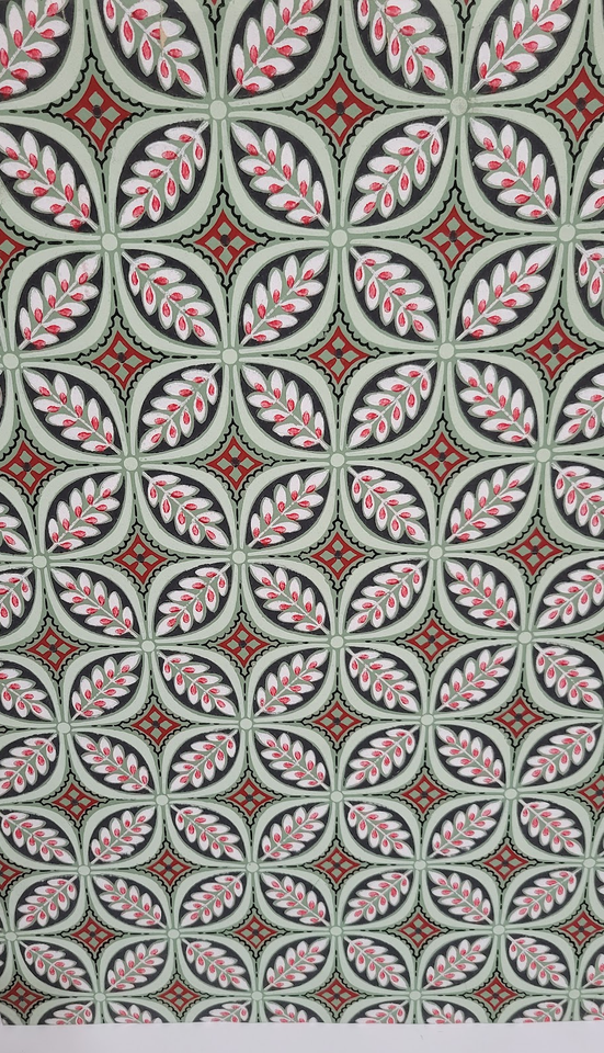 Vintage 1950s Lancastria Made in England RARE Wallpaper Sample Sheet ...