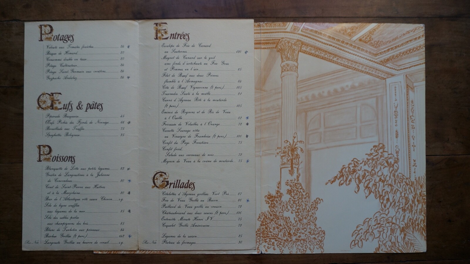 MENUS-CARTE DE RESTAURANT- LA ROTONDE - HOTEL DU PALAIS - BIARRITZ ...
