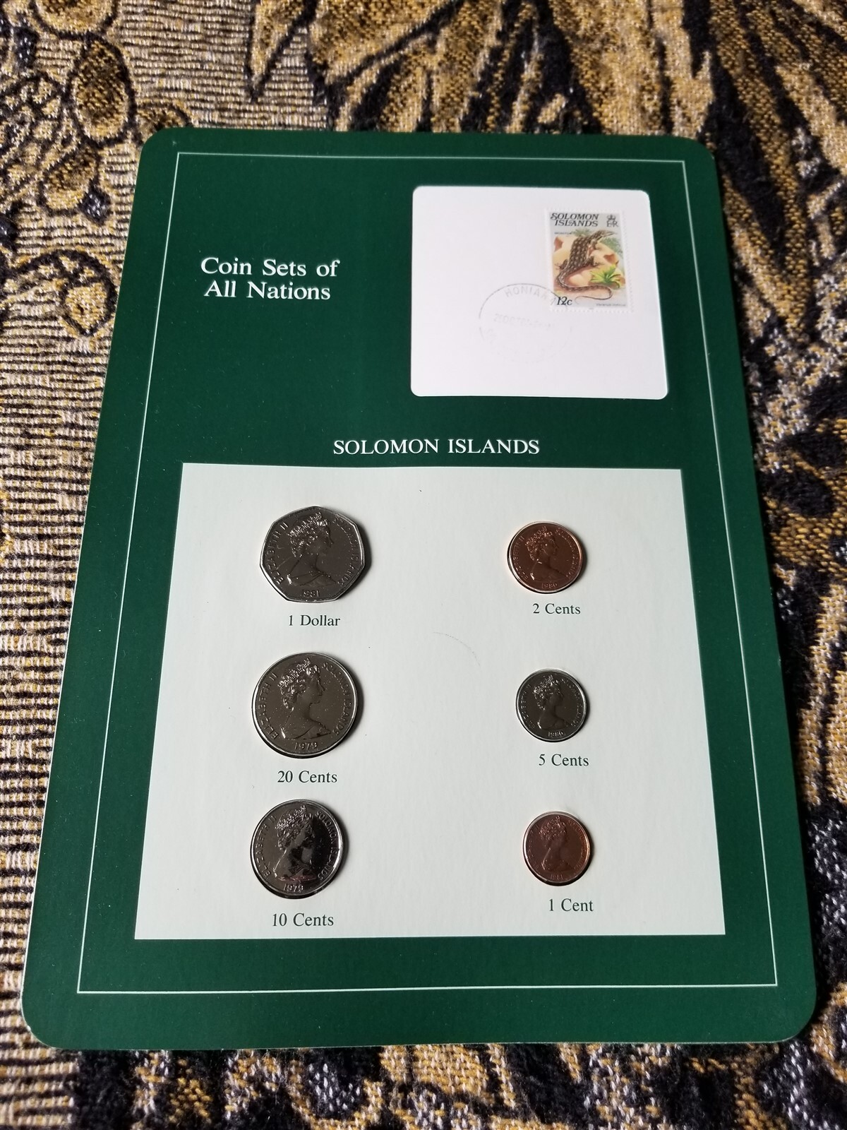 Coins of All Nations - Coins & Stamp Set (No Card) - Solomon Islands ...