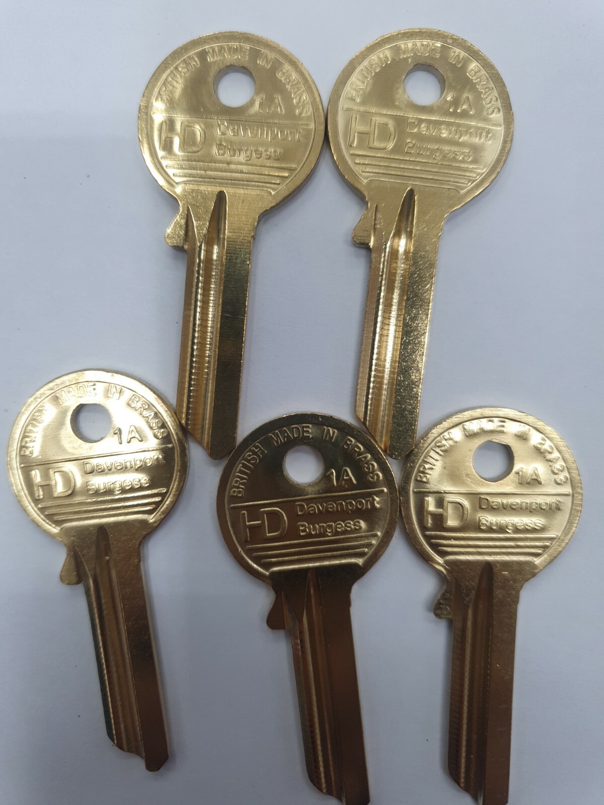 10 x YALE 1A KEY BLANKS BRASS HD 1A BULK BUY JOB LOT KEYS GENUINE HD ...