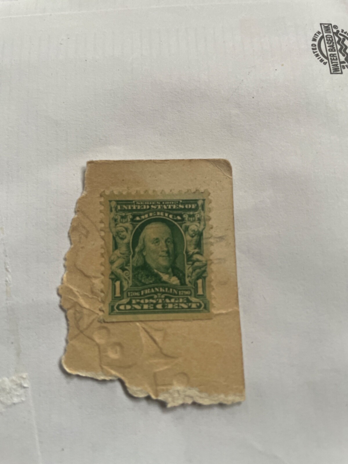 RARE - 1908 - BEN FRANKLIN- (1 Cent Vintage Green US Postage Stamp ...
