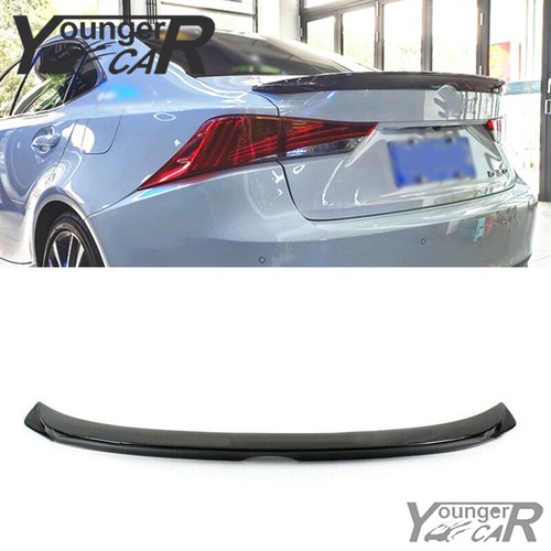 Gloss Black Rear Trunk Spoiler Wing Fits 2014-2019 2020 Lexus IS200 ...