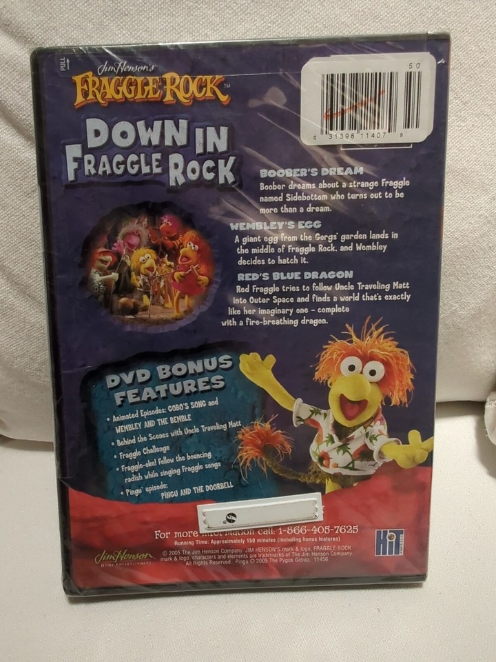 2005 Jim Henson's FRAGGLE ROCK Down in Fraggle Rock Brand New Sealed ...