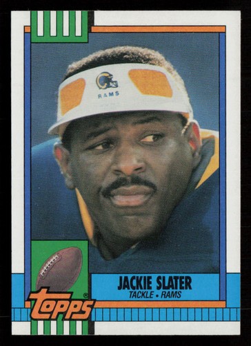 1990 Topps #69 Jackie Slater Los Angeles Rams Football Card | eBay