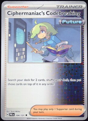 Pokemon TCG Ciphermaniac's Codebreaking 104/131 PRE Single or Playset ...