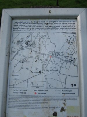 Photo 6x4 Silverlocks Orchard Sign Sinkhurst Green On Chickenden Lane ...