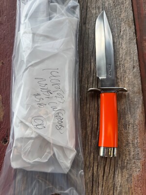 New Randall Knife Model 14 CDT Orange G10 Stainless Blade, NSH and but ...