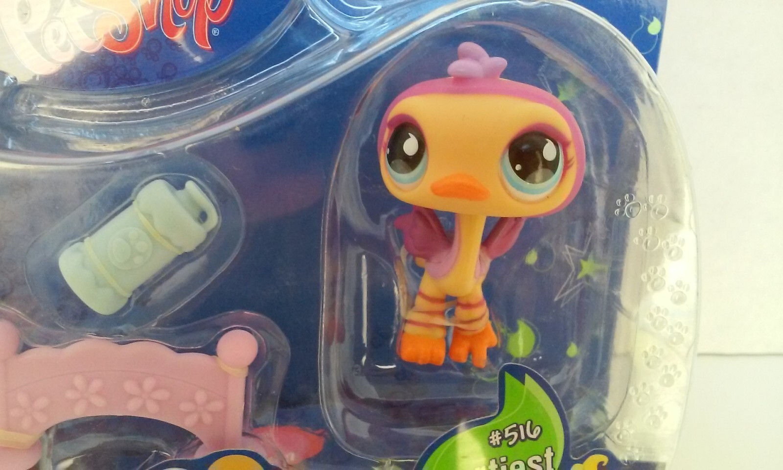 Littlest Pet Shop Ostrich Sportiest Pets #516 Authentic Bird LPS HASBRO ...