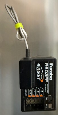 Futaba R603FF 3-Channel Telemetry Receiver 2.4GHz FASST RS232C | eBay