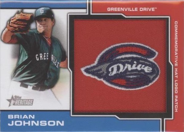 2013 Topps Heritage Minor League Edition - Manufactured Hat Logo Patch ...