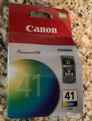 Canon 41 Color CL-41 Tri-Color Chromolife100 Ink Cartridge NIB NEW ...