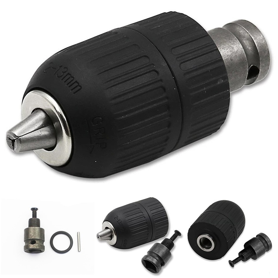 2-13mm Self-locking Keyless Drill Chuck Drill Chuck Adaptor For Wrench ...