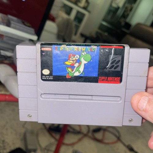 Super Mario World (Super Nintendo, 1992) SNES Authentic TESTED Free ...