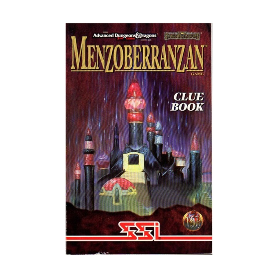 SSI Video Game Strategy Guides SSI Menzoberranzan - Clue Book VG+ | eBay